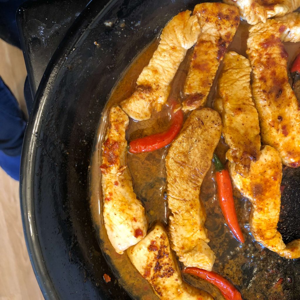 Nate's Spain Inspired Turkey Pil Pil Recipe - Nate's Food