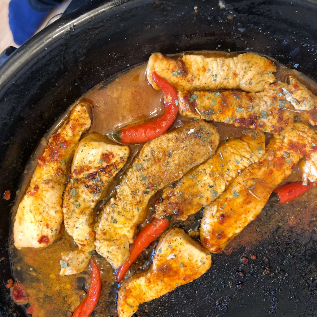 Nate's Spain Inspired Turkey Pil Pil Recipe - Nate's Food