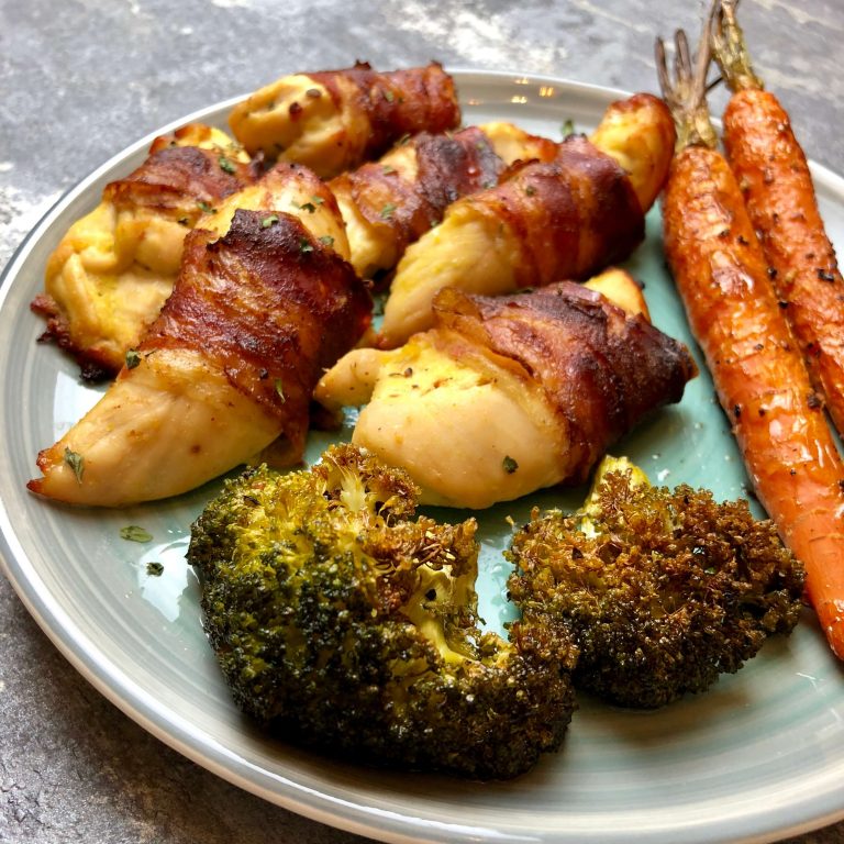 Nate's Pancetta Wrapped Mustard Chicken Recipe - Nate's Food